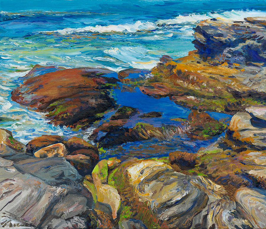 Angling Art: Coastal Paintings by Galen Mercer - Xpert Fly Fisher